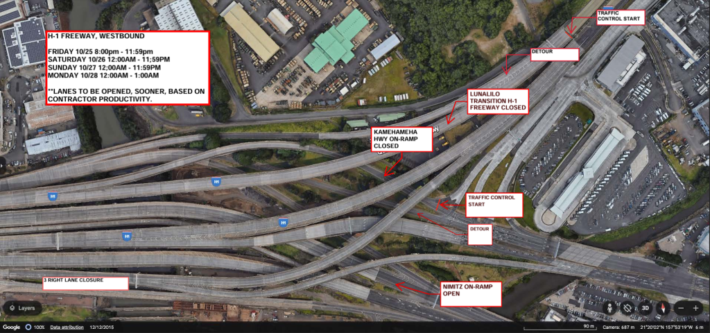 Department of Transportation | Upcoming full weekend closures of ...