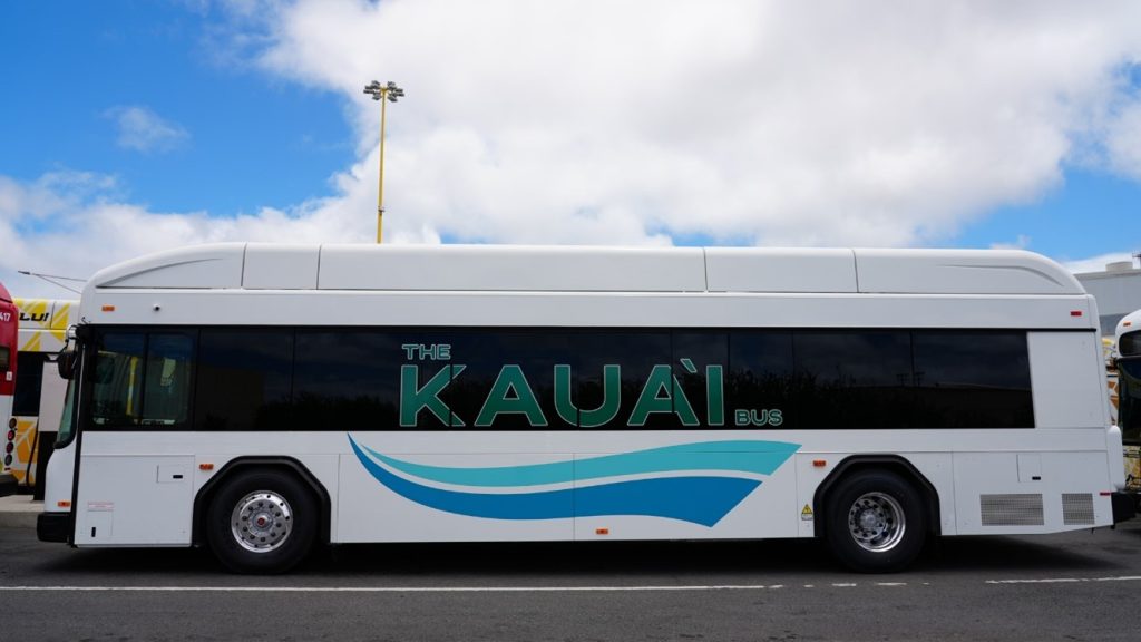 Department of Transportation | New zero-emission buses bound for Kauaʻi ...