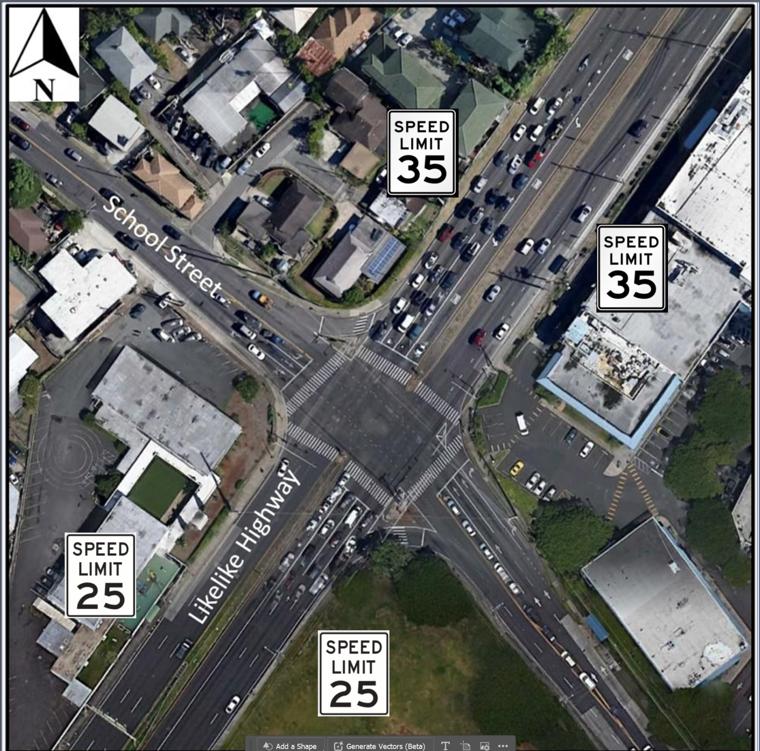 Clarification on speed limit for Honolulu-bound Likelike Highway prior ...